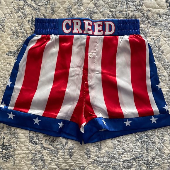 Shorts | Apollo Creed From Rocky American Flag Boxer Shorts Costume ...